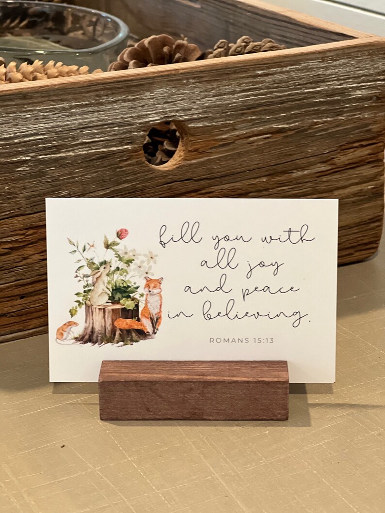 MONTHLY Scripture Card Set Watercolor Illustrated Pack - Etsy