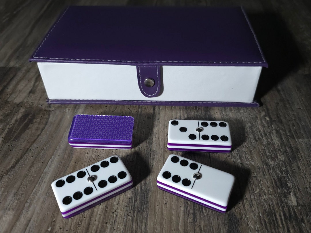 Domino Deluxe Purple Jumbo, Jumbo Dominoes, Domino, Dominoes, Domino ...