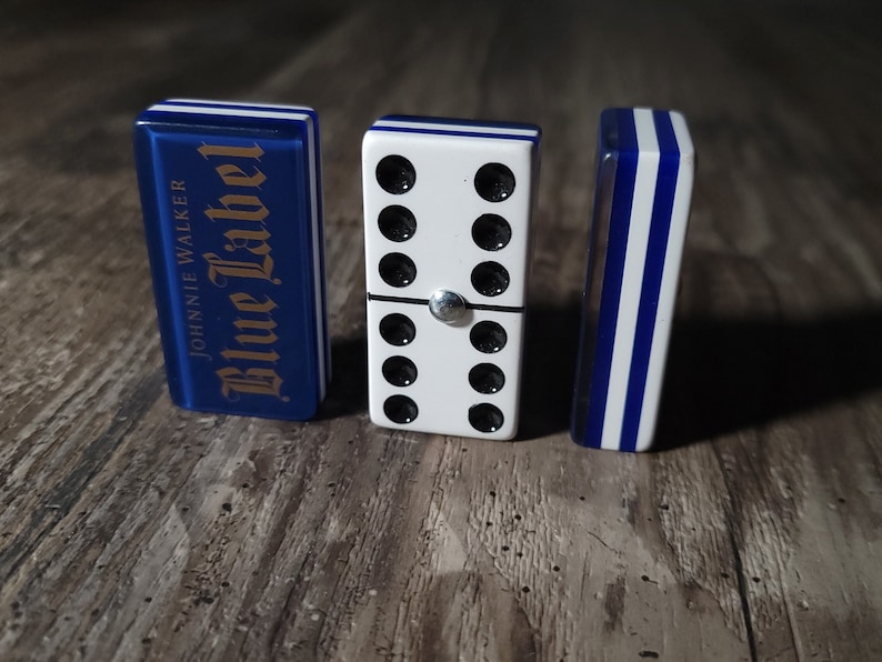 Johnnie Walker Blue Label, Jumbo Dominoes, Domino, Dominoes, Domino Set ...