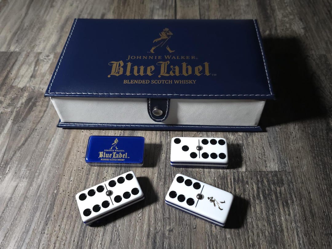 Johnnie Walker Blue Label, Jumbo Dominoes, Domino, Dominoes, Domino Set ...