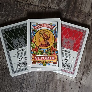 Fournier No. 27, 40 Spanish Cards Red (40 Cards), Tarot, Baraja Española, Playing Cards - Etsy