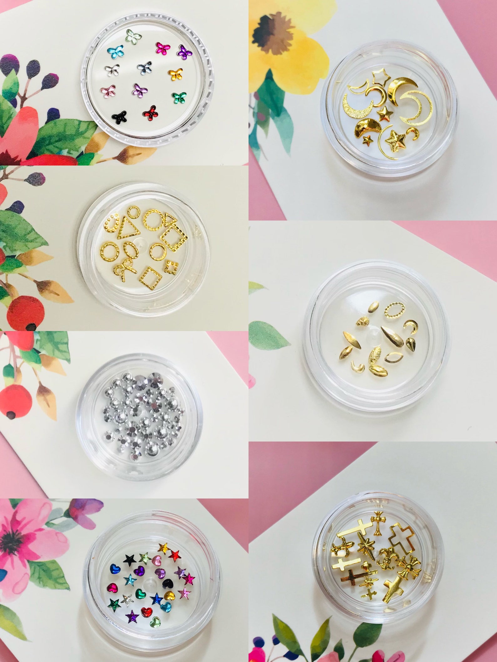 MIX Tooth Gem Kit Full Rhinestone Set 80 Different Gems - Etsy UK