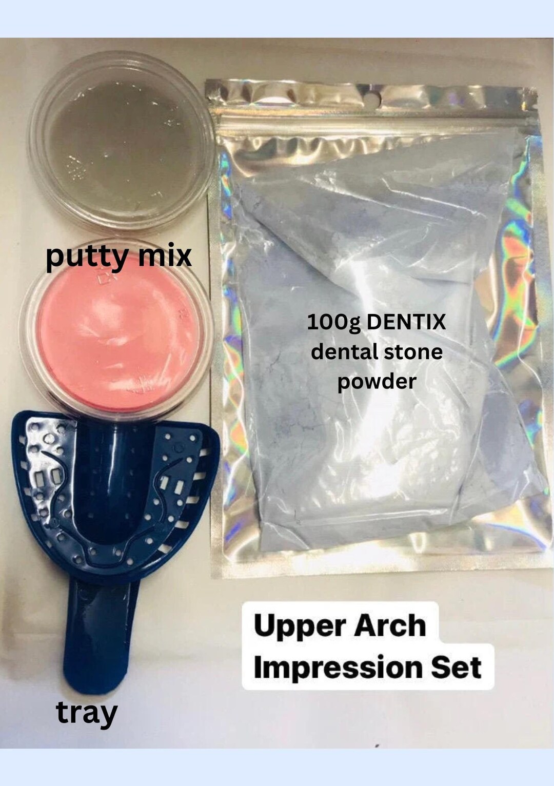 Mouth Impression Kit, Make a Mold Model of Your Mouth Replica, Easy Mix ...