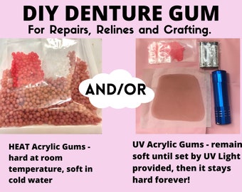 Pink Denture Gum Material - Etsy