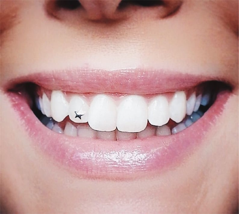Silver Sky Tooth Gems White Gold Fine Silver Plated Moon - Etsy UK