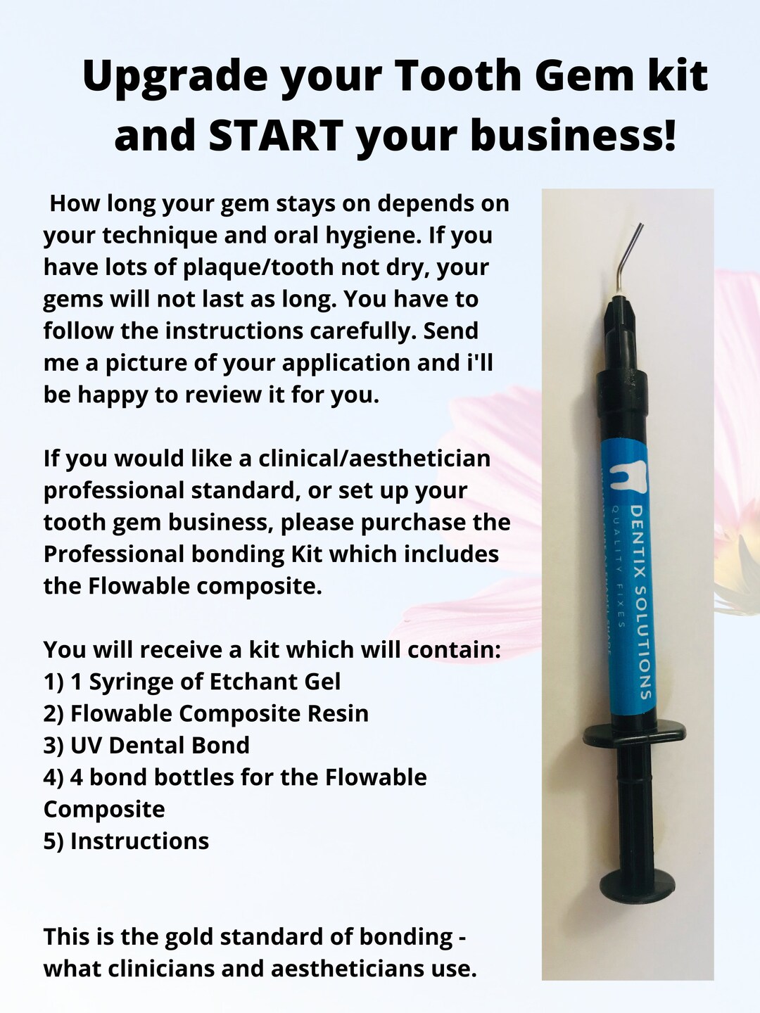 Flowable Composite Tooth Gem Sealant Dental Professional A2 Enamel ...