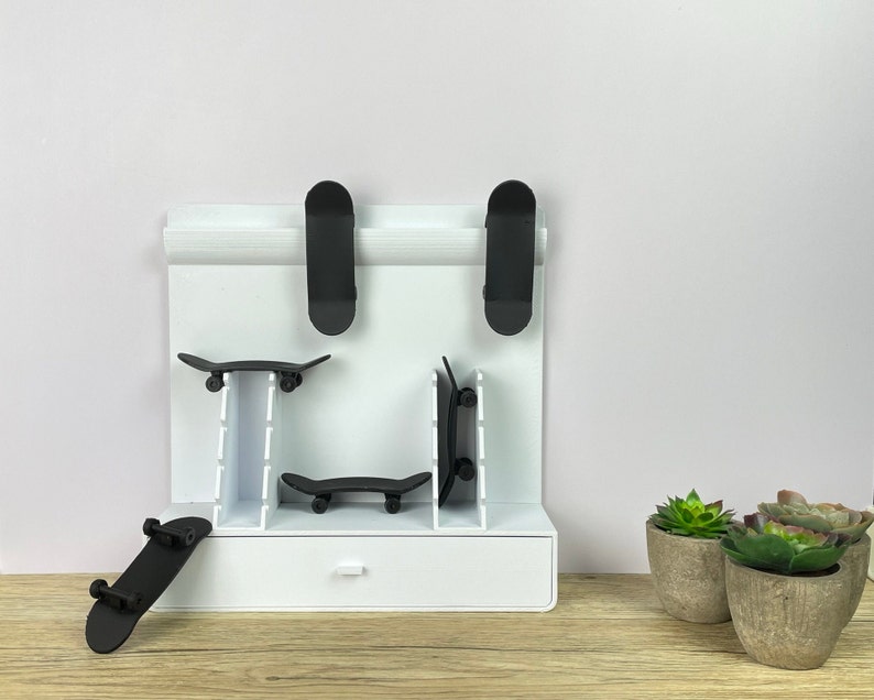 Tech Deck Stand With Drawer Holds 20 Tech Decks Multiple - Etsy