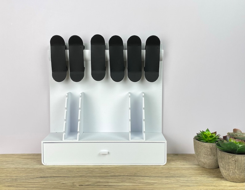 Tech Deck Stand With Drawer Holds 20 Tech Decks Multiple - Etsy