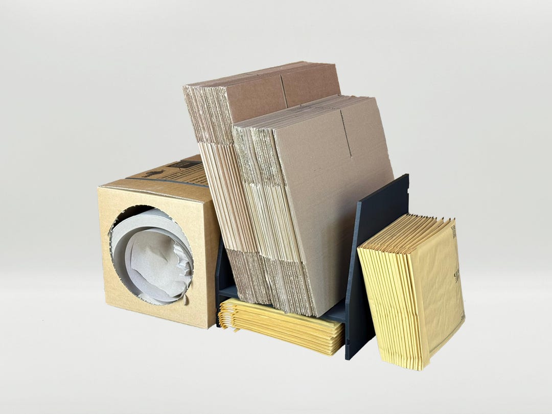 Packing Station Carboard Box Racks - Packaging Organiser - Organise ...