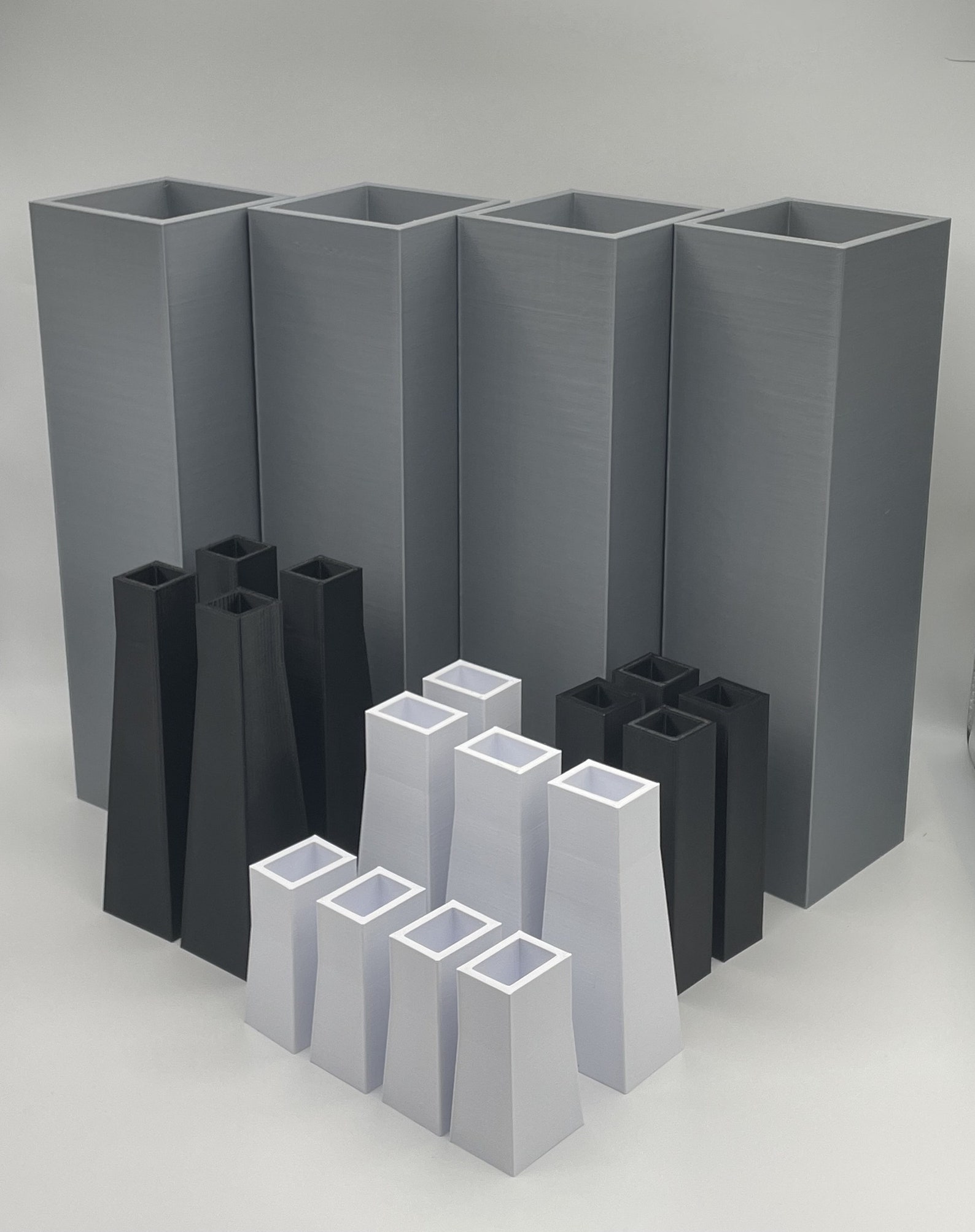 Customizable Table Leg Extenders / Risers All Sizes All Colours Pack of ...