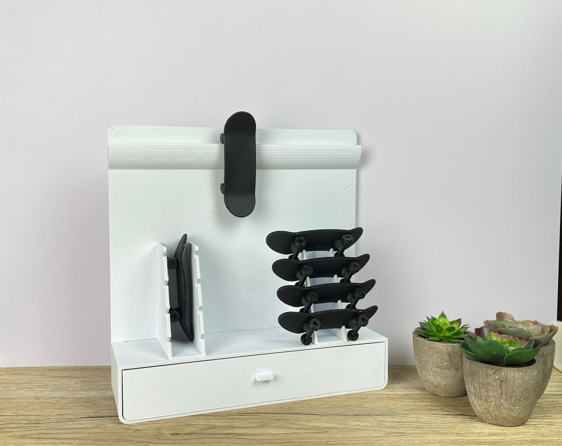 Tech Deck Stand With Drawer Holds 20 Tech Decks Multiple - Etsy