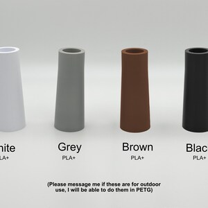 Circular Table Leg Extenders / Risers - All Sizes - All Colours - Pack ...