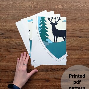 String art pattern printable Deer DIY string art pattern | Etsy