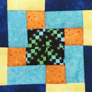 Quilted Pot Holder - Cleaning Out the Scrap Bag - Etsy