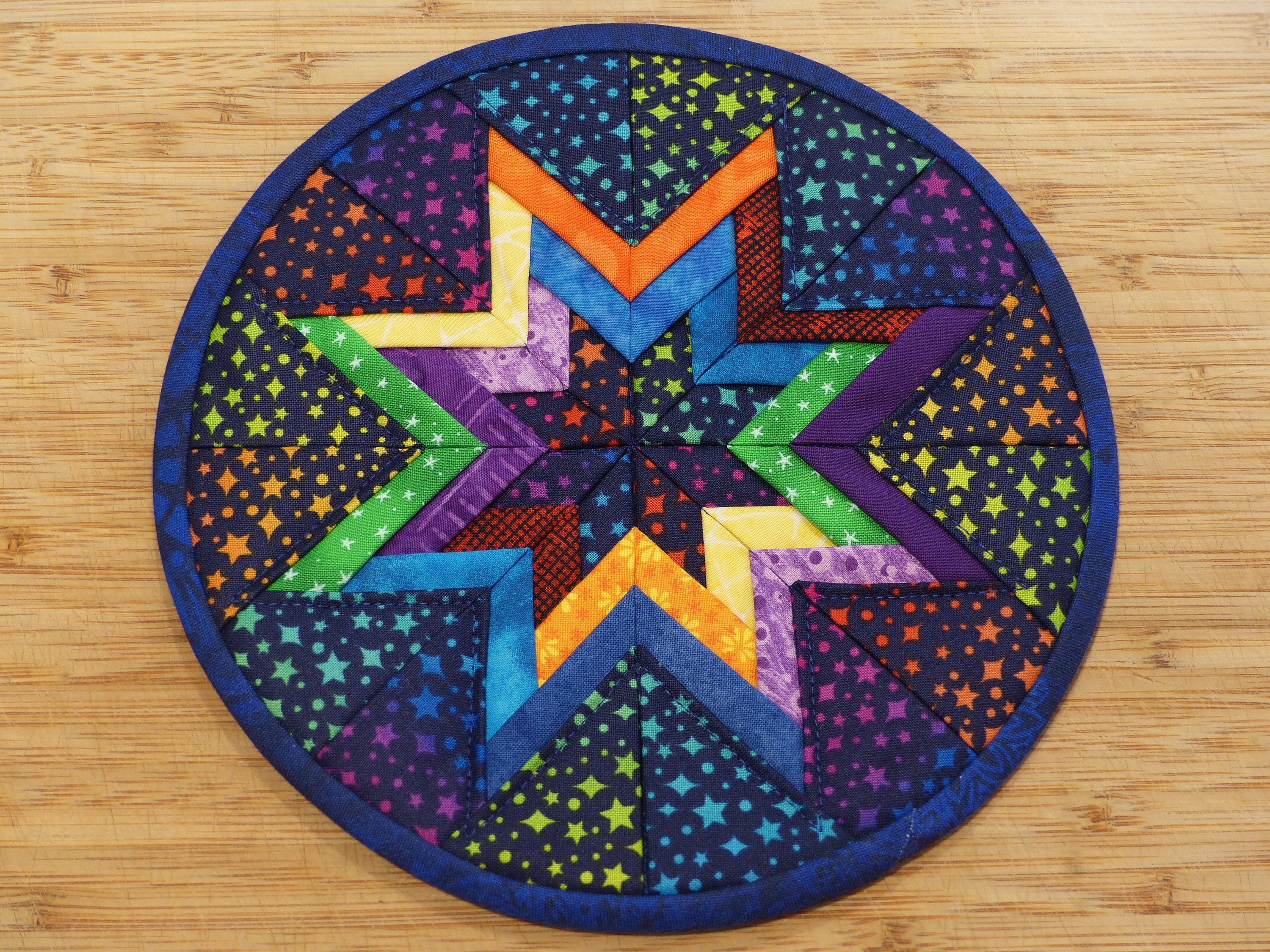 Folded Star Pot Holder Rainbow Stars - Etsy