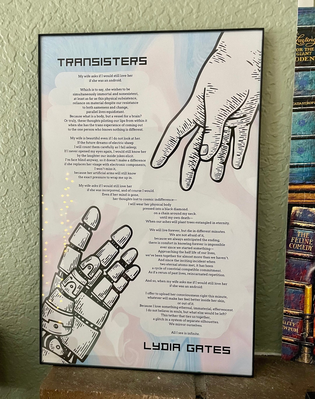 PRINTABLE DOWNLOAD: "transisters" Poem Broadside by Lydia Gates - Etsy
