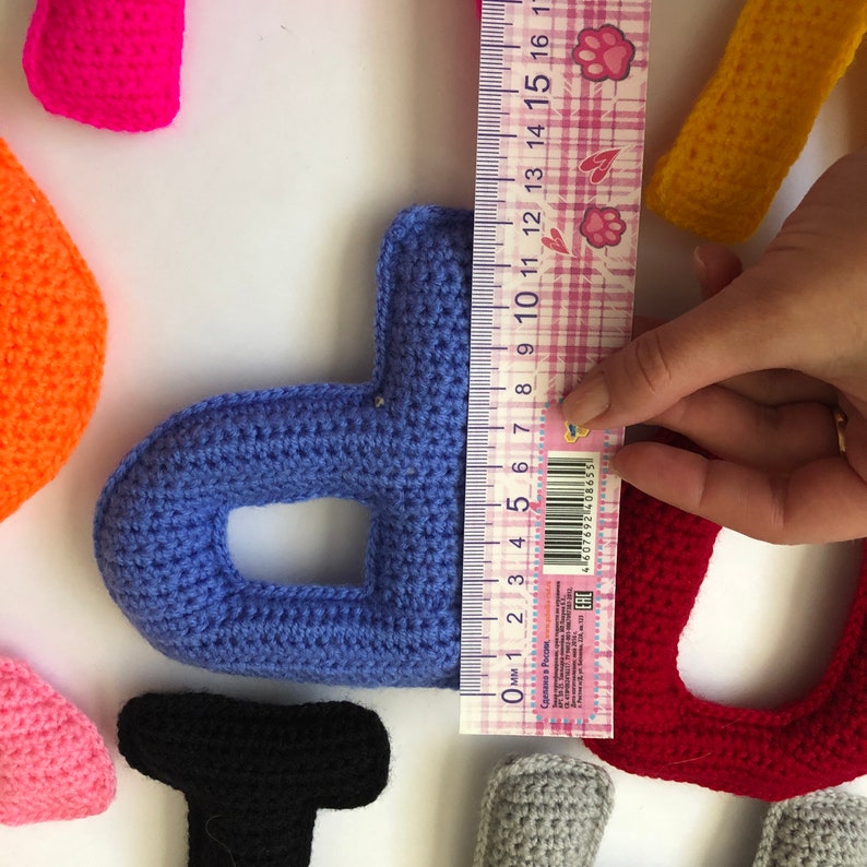Crocheted Alphabet Pattern Crochet Amigurumi Pattern - Etsy