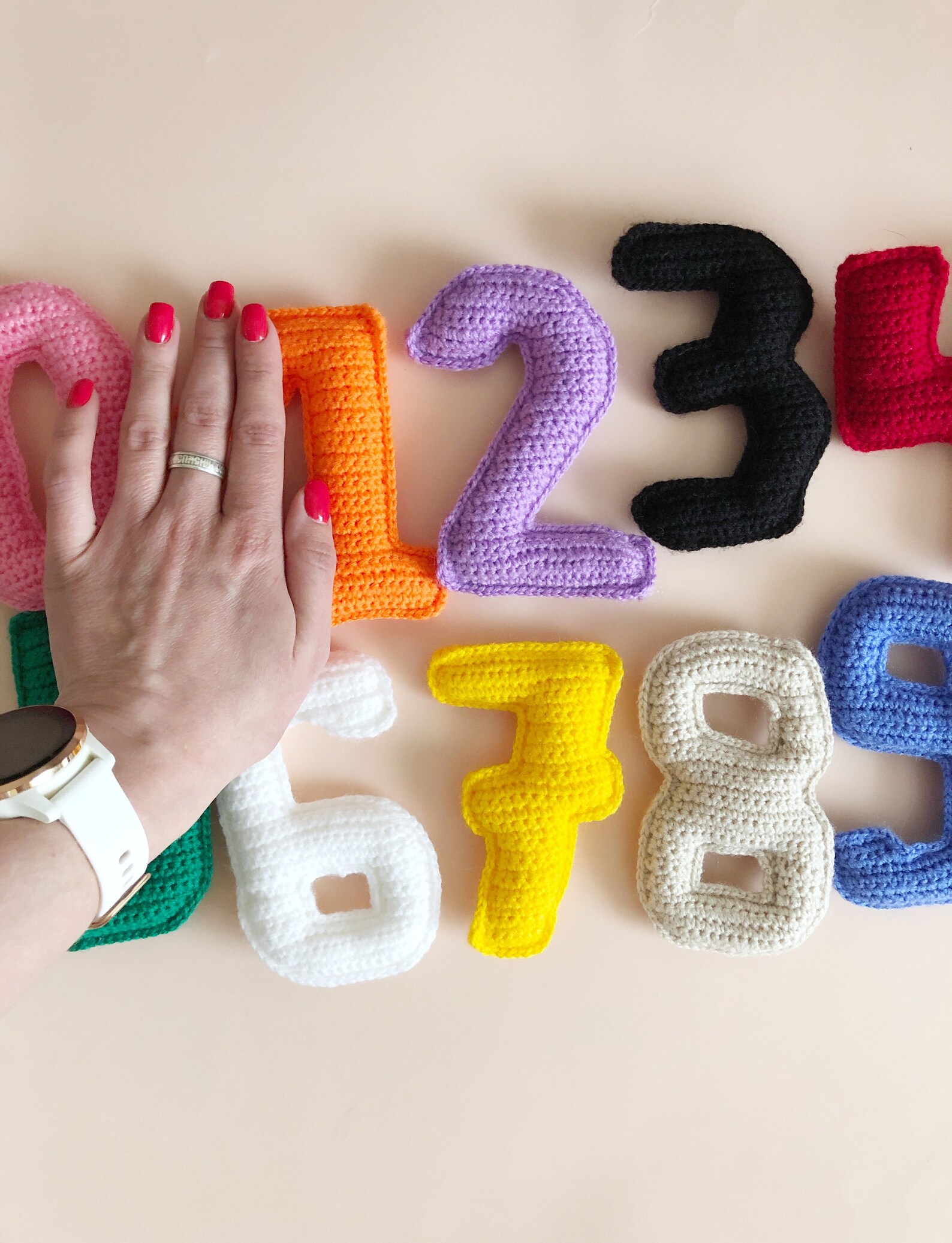 Numbers Crochet Pattern 0-9, Crochet Numbers Pattern - Etsy