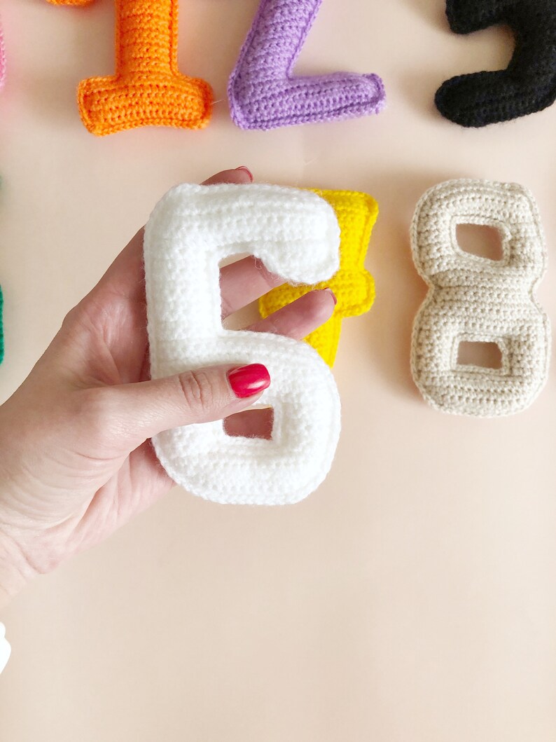 Numbers Crochet Pattern 0-9, Crochet Numbers Pattern - Etsy