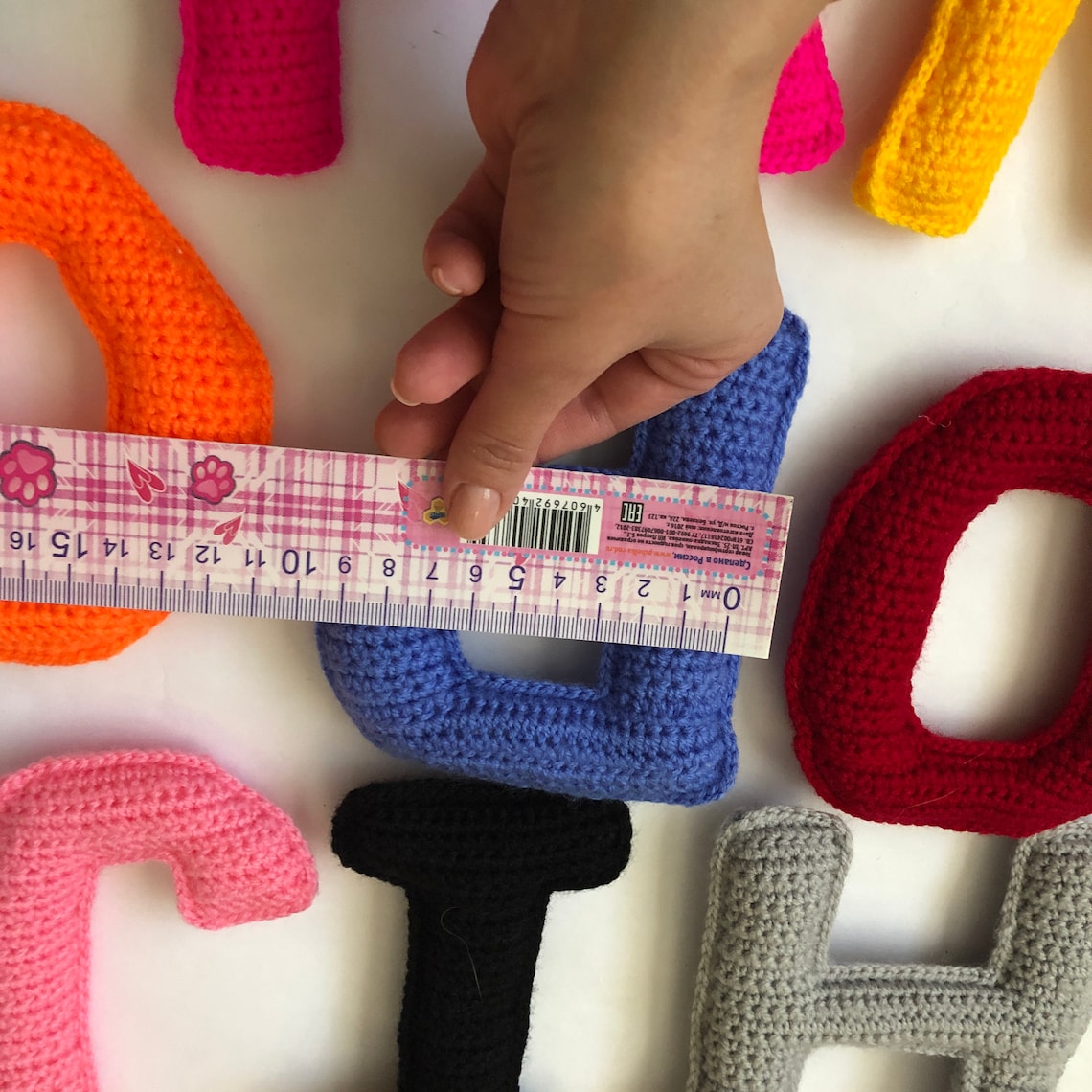 Crocheted Alphabet Pattern Crochet Amigurumi Pattern - Etsy Canada