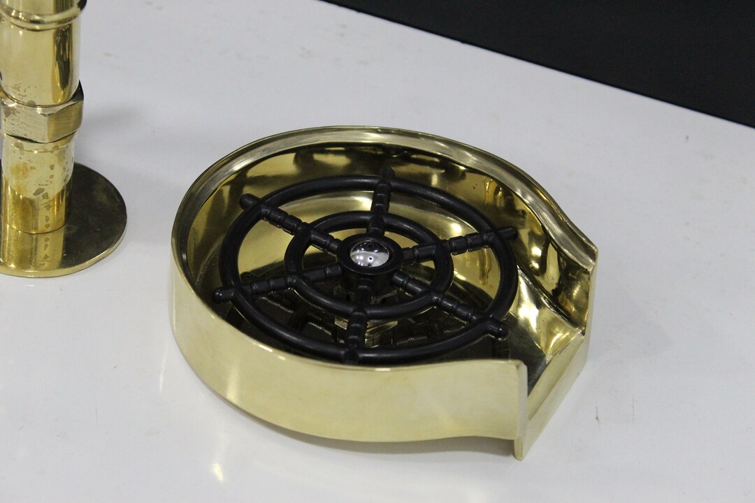 Unlacquered Brass Glass Rinser for Kitchen Sinks, Kitchen Sink ...