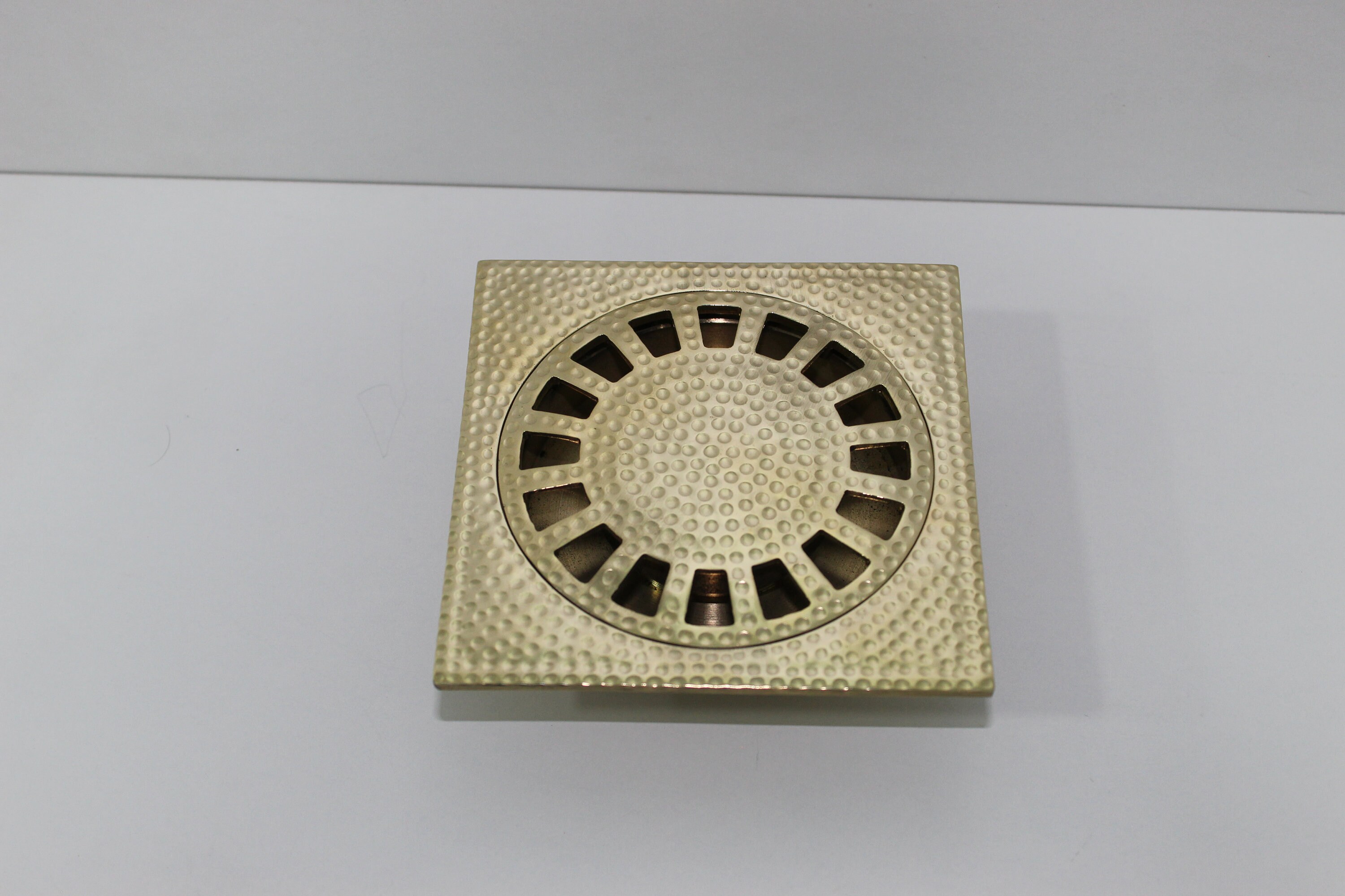 Solid Brass Floor Drain Hammered Square Shower Drain Cover - Etsy