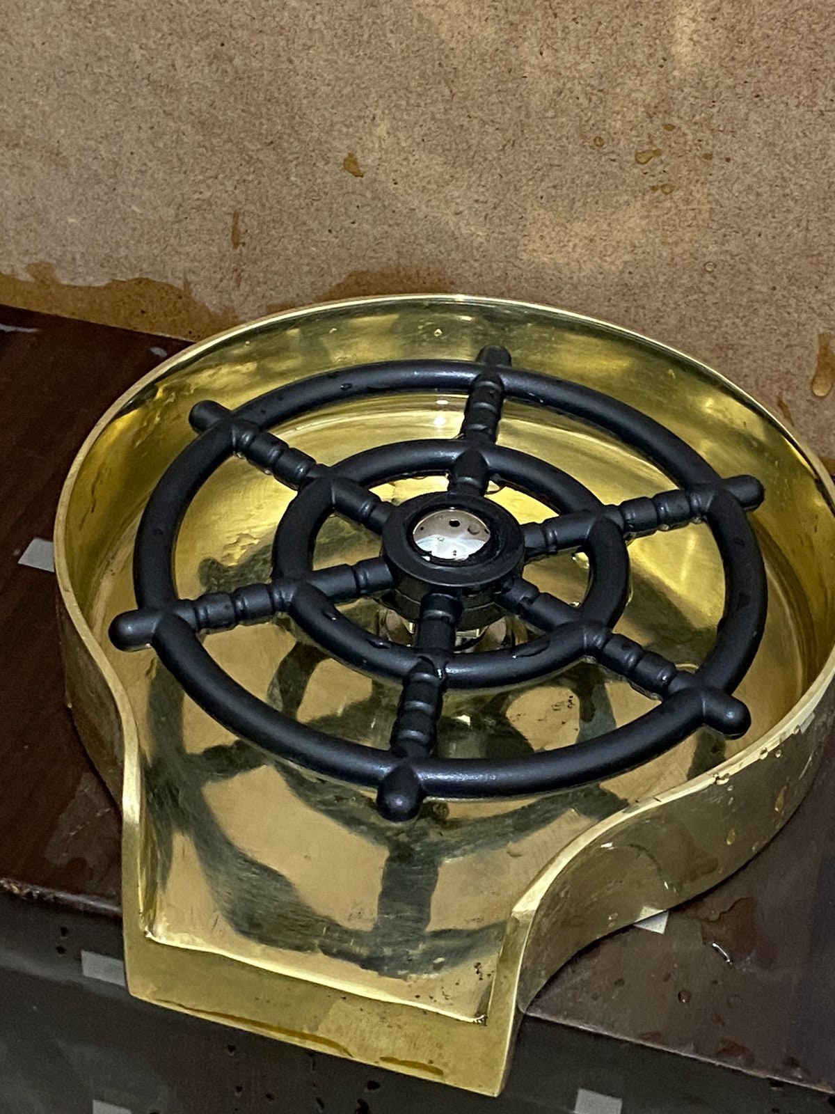 Unlacquered Brass Glass Rinser for Kitchen Sinks Kitchen Sink - Etsy