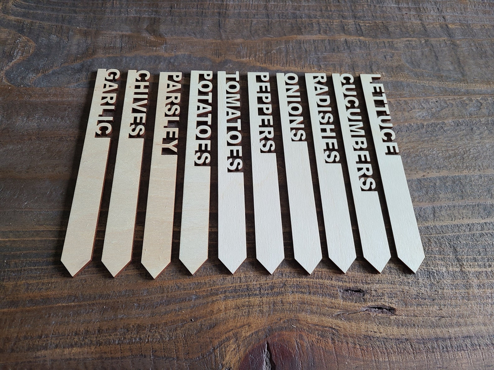 Garden Marking Stakes Sets of 6 or 12 - Etsy