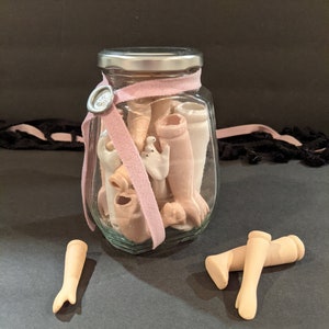 Jar of Body Parts, Creepy Decor, Baby Doll Parts, Creepy Dolls ...