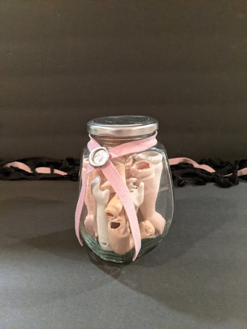 Jar of Body Parts, Creepy Decor, Baby Doll Parts, Creepy Dolls ...