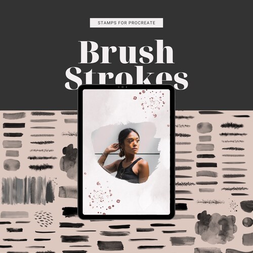 Procreate Paint Strokes Stamps - Etsy