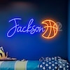 Custom Basketball Jersey Neon Sign, Personalized Basketball Neon Sign ...