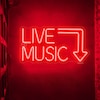 LIVE MUSIC Neon Sign |neon Music Sign |music Bar Led Sign |music Studio ...