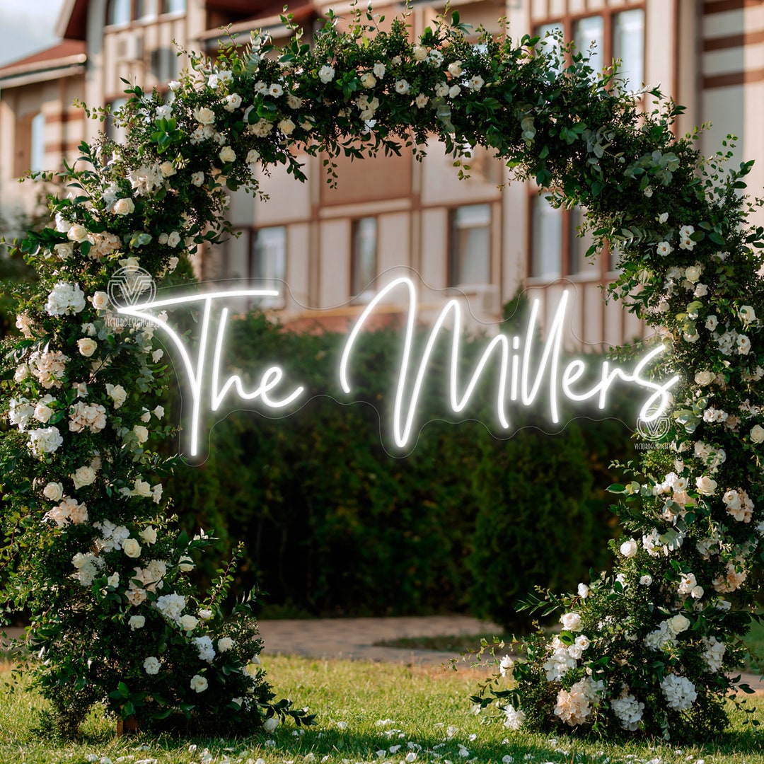 Wedding Neon Sign Custom Wedding Decor, Neon Wedding Sign Wall Decor ...