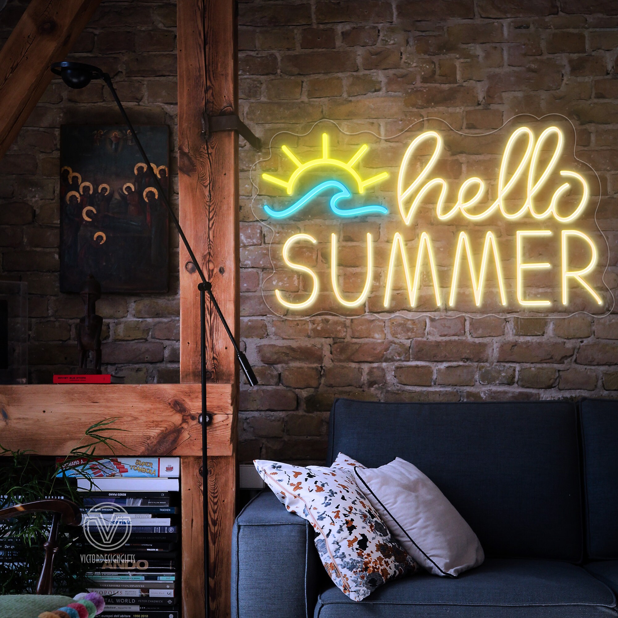 Hello Summer Neon Sign LED Neon Sign Summer Party Decor - Etsy