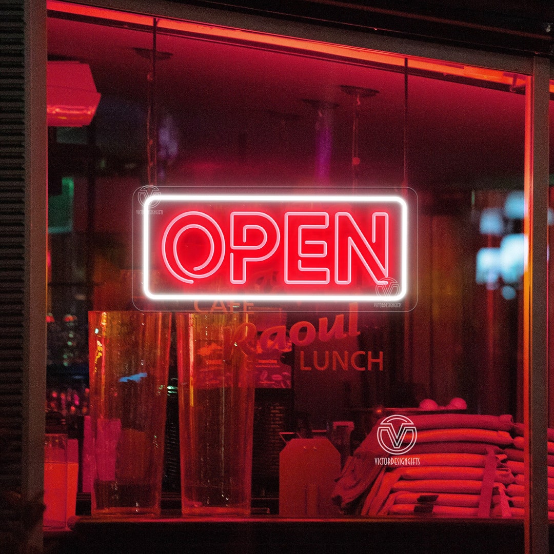 Open Neon Sign Open Bar Sign Open Neon Sign For Shop Wall Decor Neon