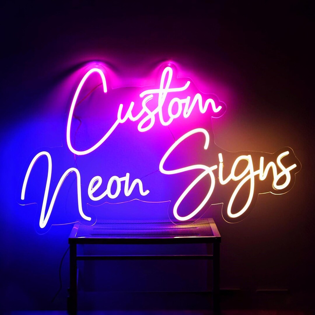 Custom Neon Sign, Personalized LED Wall Decor, Neon Signs, Neon Light ...