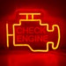 Check Engine Neon Sign, Car Neon Sign Garage Sign Custom Neon Sign ...
