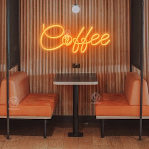 Coffee Neon Sign, Coffee Bar Sign, Custom Neon Sign for Coffee Shop ...