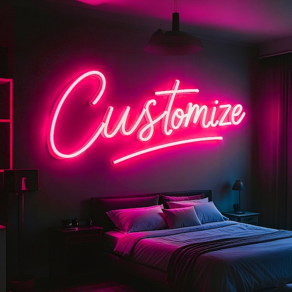 Neon Sign Bedroom - Etsy