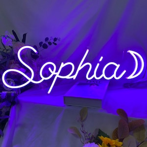 Custom Name Neon Sign, Neon Sign Bedroom,kid Room Decor, Home Wall ...