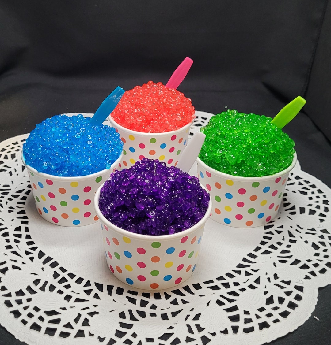 Fake/faux Flavored Ice/shaved Ice/italian Ice/snow Cone Ornament - Etsy