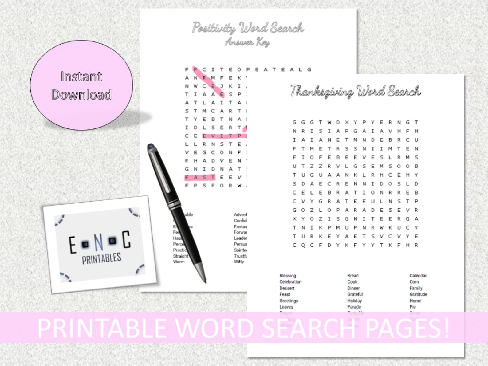 Printable Word Search Pages | PDF, Printable Puzzles, Downloadable ...