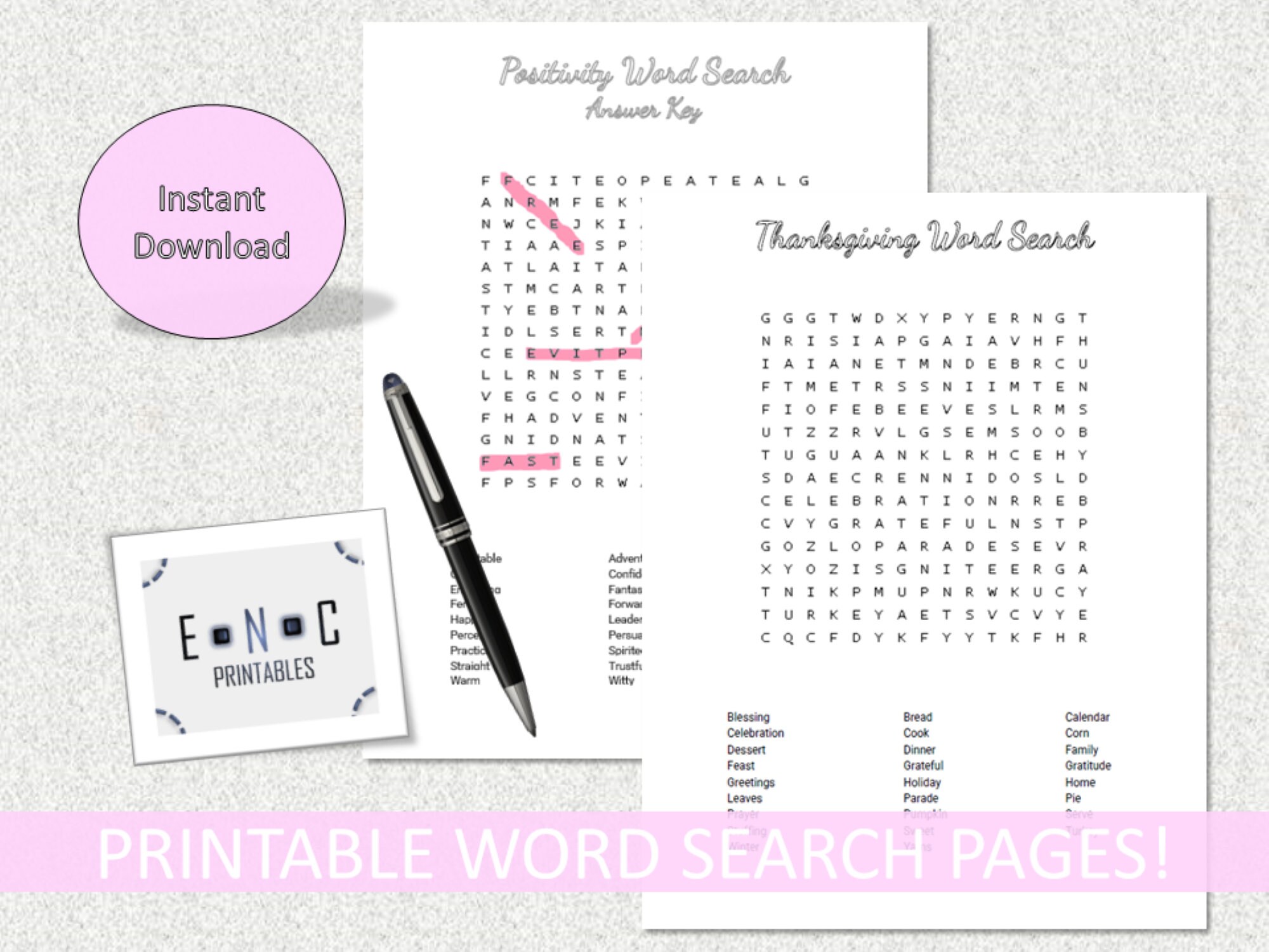 Printable Word Search Pages | PDF, Printable Puzzles, Downloadable ...