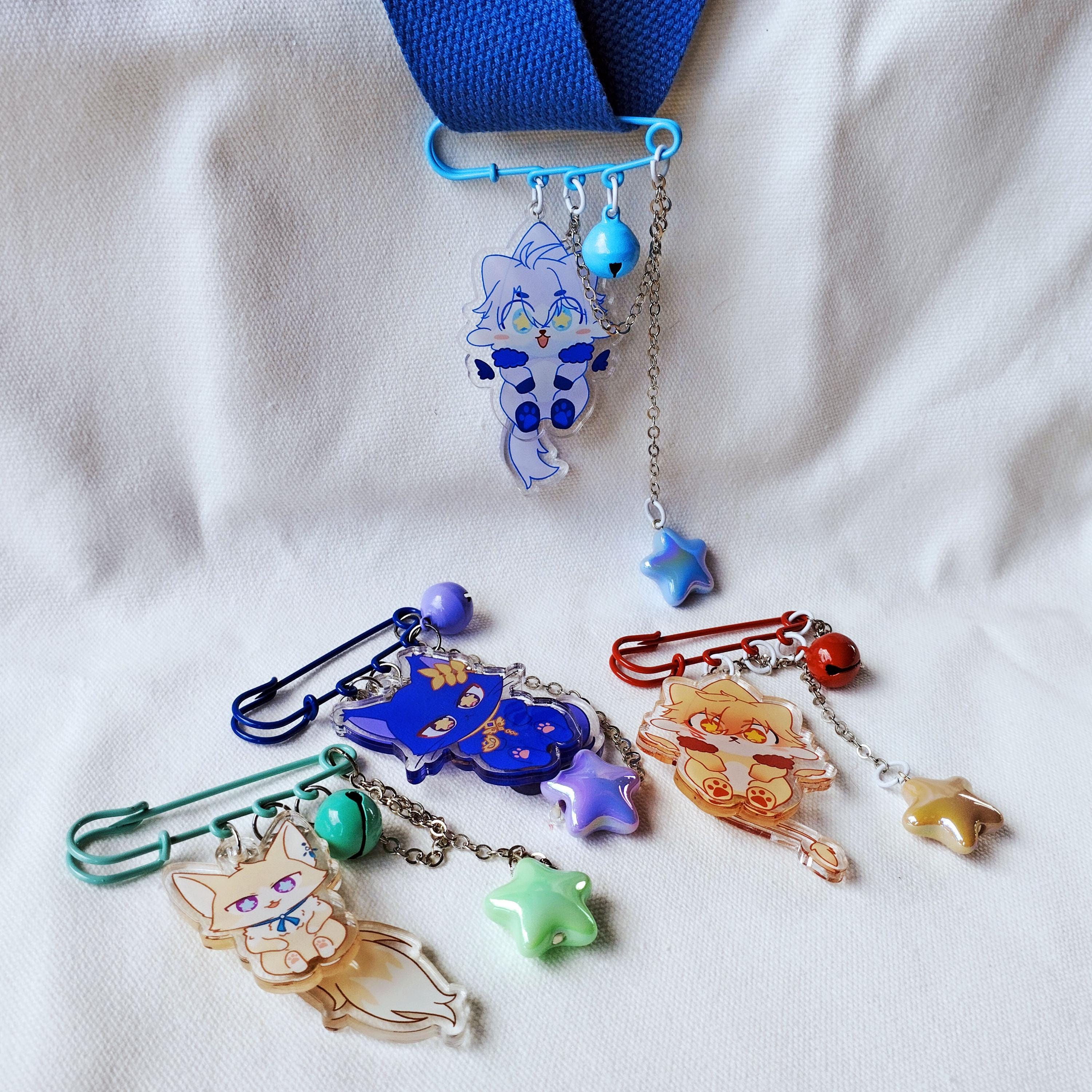 Honkai Star Rail Phainon Mydei Dr. Ratio Aventurine Hanging Keychain ...