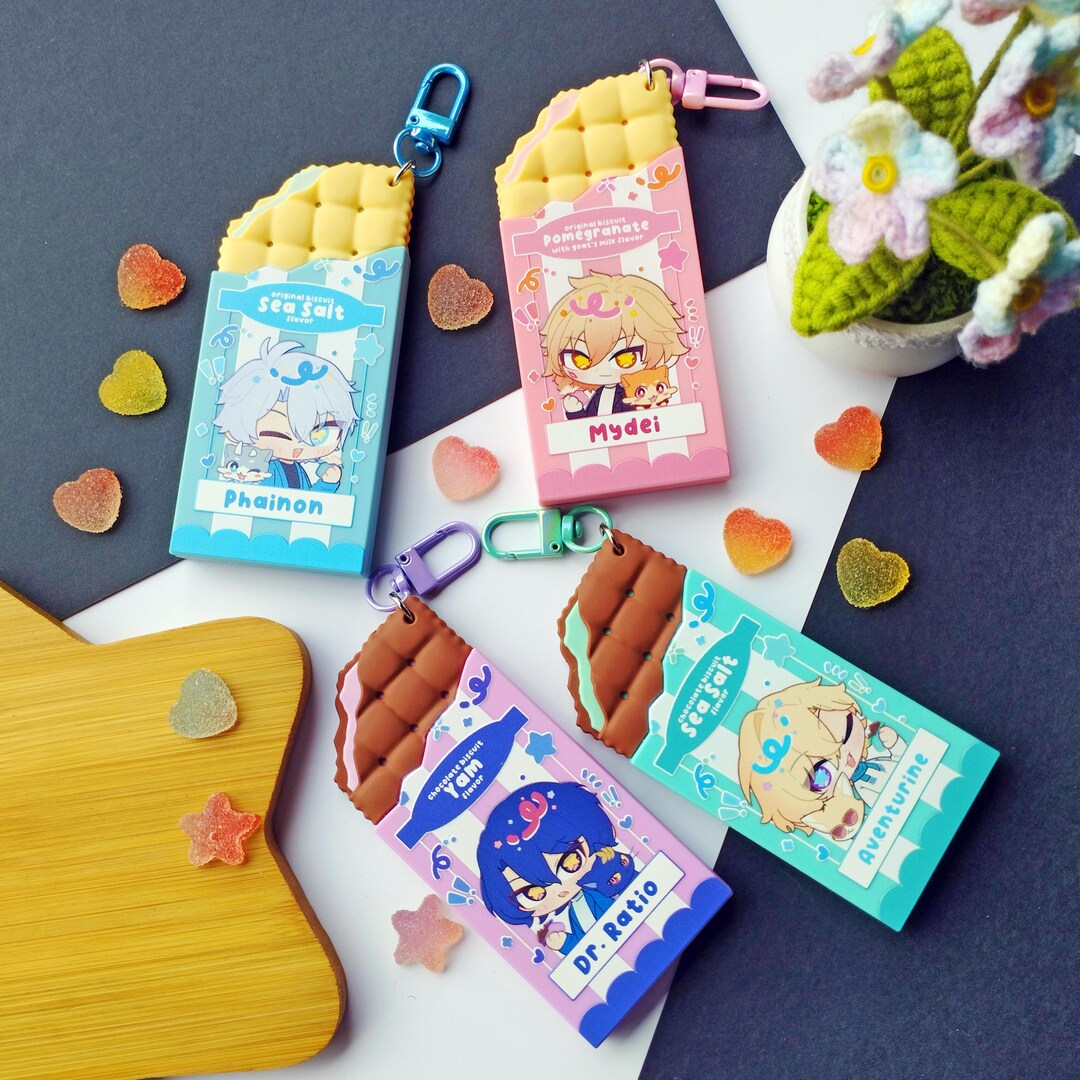 PVC Ice Cream Sandwich Keychains With Photocards - Etsy