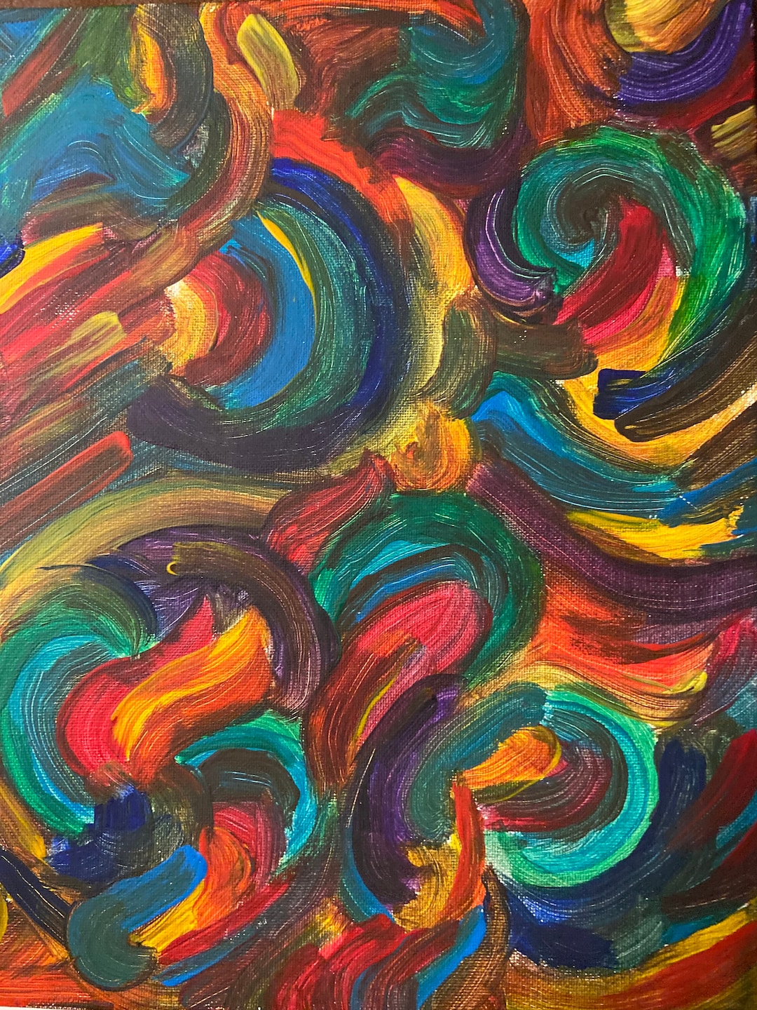 Painting Colorful Pain - Etsy