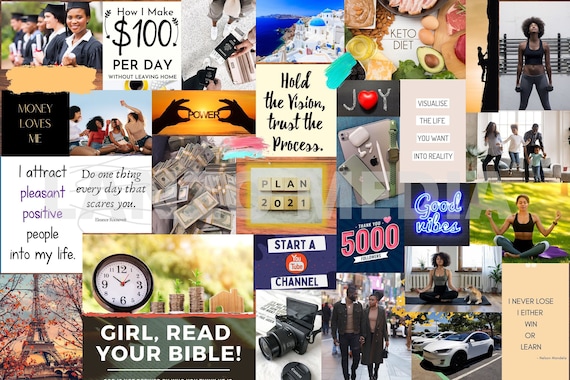 Designing Catchy Digital Vision Boards That Work | Etsy