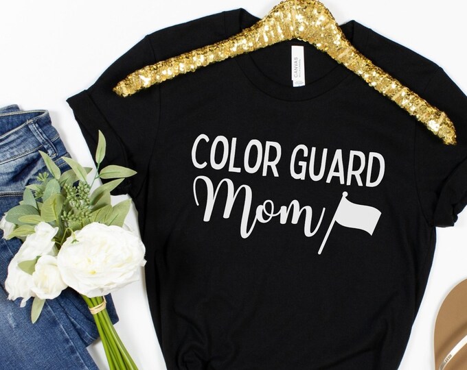 Color Guard Mom Shirt Marching Band Shirt Color Guard Mom Tshirt Color ...