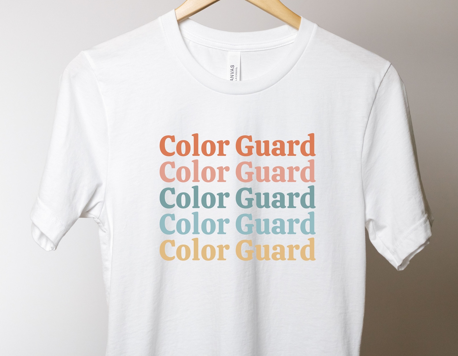 Color Guard Shirt Color Guard Gift Color Guard Mom Rainbow - Etsy